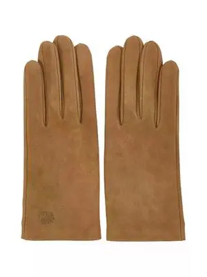 LOTTUSSE Logo-embossed Gloves - Neutrals