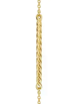 David Yurman Smile Bar Chain Bracelet - Gold