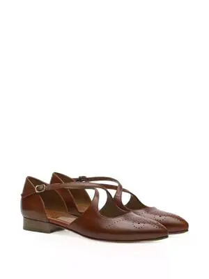 LOTTUSSE Smithson Crossover-strap Ballet Flats