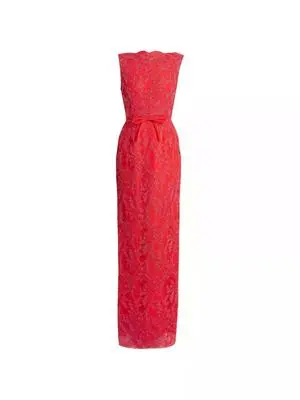 Erdem Floral-lace Sleeveless Gown