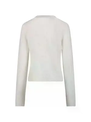 LISA YANG Fine Knit Crew Neck Sweater