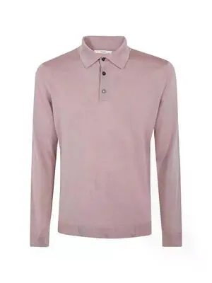 NUUR Long-sleeve Wool Polo Shirt
