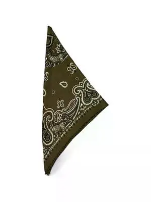 FERRAGAMO Arabesque-print Triangle Scarf