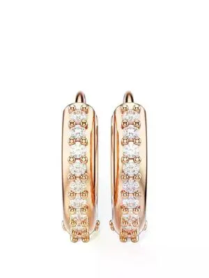 SWAROVSKI Matrix Crystal-embellished Hoop Earrings - Pink