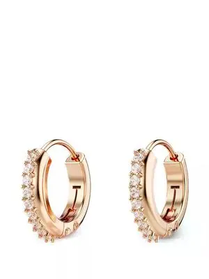 SWAROVSKI Matrix Crystal-embellished Hoop Earrings - Pink