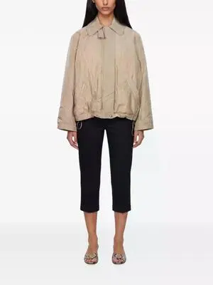 Magda Butrym Scarf-detail Zip-up Jacket