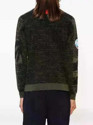 Kenzo Intarsia Knit Crew Neck Sweater