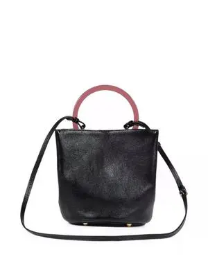 Marni Leather Pannier Bucket Bag