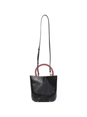 Marni Leather Pannier Bucket Bag