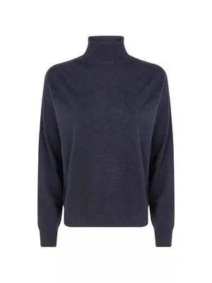 DRUMOHR Roll-neck Wool Sweater - Grey