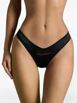 SCANDALE Dédicace Embroidered High-cut Thong