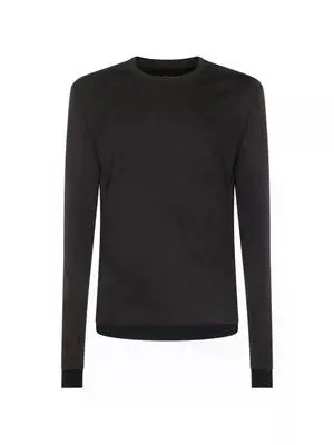 THOM KROM Distressed Long-sleeve T-shirt - Brown
