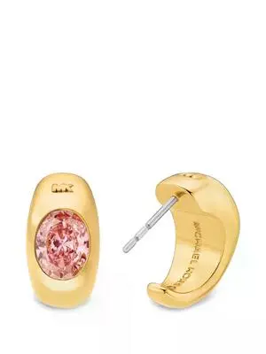 Michael Kors Cubic Zirconia Huggie Hoop Earrings