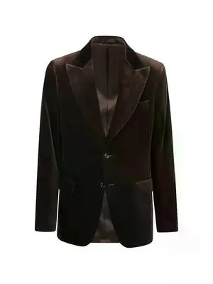 LARDINI Long-sleeve Peak-lapel Blazer