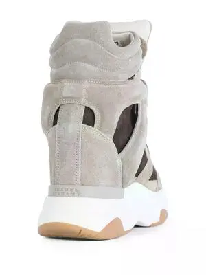 Isabel Marant Étoile Touch-strap Wedge Sneakers