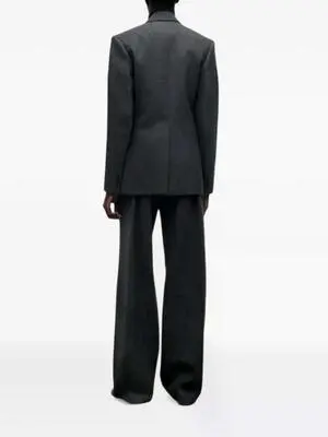 Victoria Beckham Peak Lapel Single-breasted Blazer