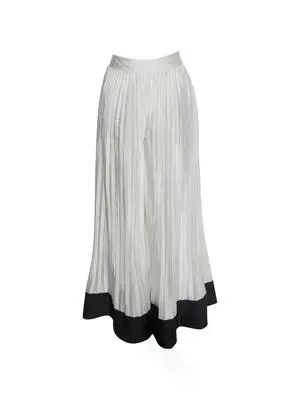 Karl Lagerfeld Pleated Wide-leg Trousers