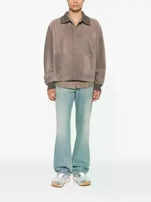 JW Anderson Logo-detail Leather Jacket