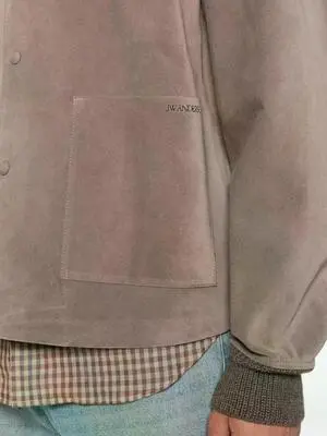 JW Anderson Logo-detail Leather Jacket