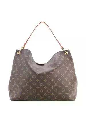 LOUIS VUITTON Monogram Canvas Graceful Mm Hobo Bag - Brown