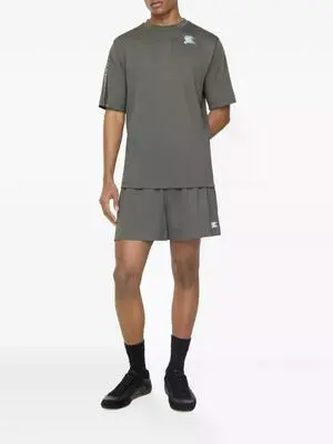 Burberry Stretch Nylon Shorts With Archive Beige Check Taping