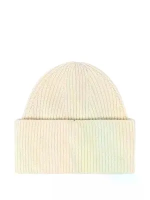 LANEUS Ribbed-knit Beanie - Neutrals