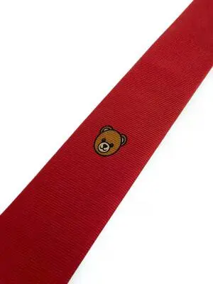 Moschino Logo-embroidered Tie