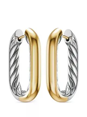 David Yurman Two Tone Earrings