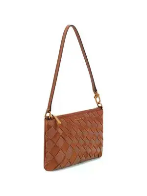 Michael Kors Jet Set Woven Leather Clutch Bag