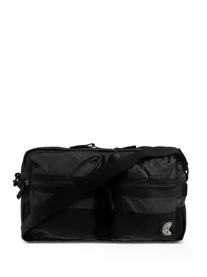 Stone Island Stone Island Double-Coated Cotton Ripstop Crossbody Bag Black