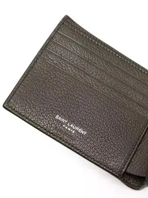 Saint Laurent Grain-de-poudre Bi-fold Wallet