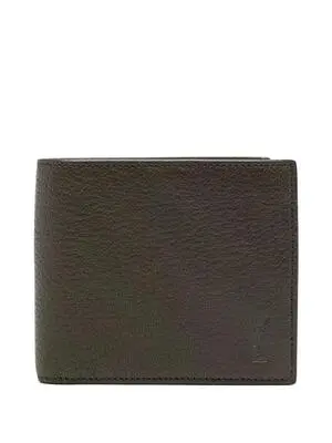 Saint Laurent Grain-de-poudre Bi-fold Wallet - Brown