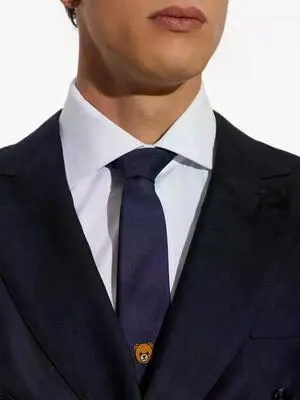 Moschino Teddy Bear Silk Tie