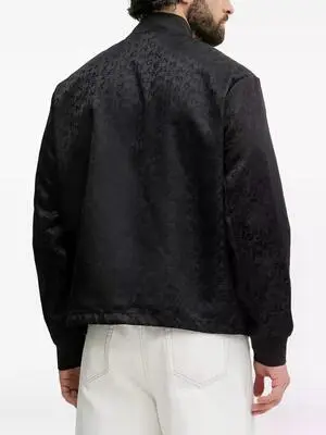 Armani Exchange Logo Jacquard Bomber Jacket