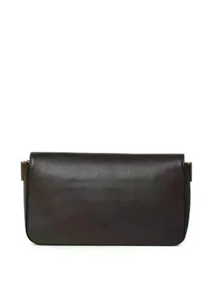 Pinko Love Birds Leather Shoulder Bag - Brown