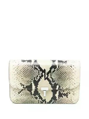 TOTEME T-lock Clutch Bag - Neutrals