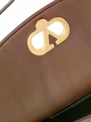 Valentino Garavani Small Nappa Shoulder Bag - Brown