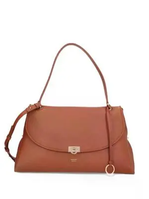 FERRAGAMO Sofia 2026 Shoulder Bag - Brown