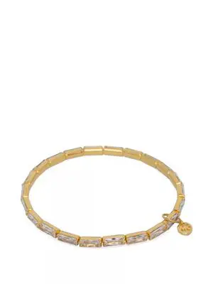 Michael Kors Baguette-cut Crystal-embellished Bracelets - Gold