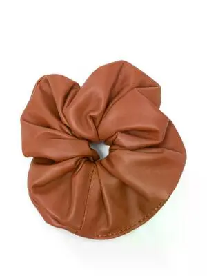 MANOKHI Leather Scrunchie