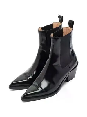 GIANVITO ROSSI Pointed-toe Chelsea Ankle Boots