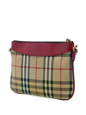 Burberry 2000-2017 Haymarket Check Canvas Peyton Crossbody Bag