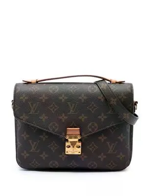 LOUIS VUITTON Monogram Pochette Metis Satchel