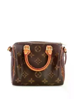 LOUIS VUITTON Speedy Bandouliere Bag Monogram Canvas Nano