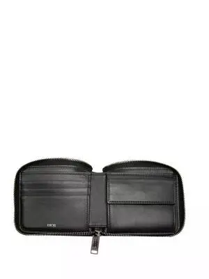 Dior 2023 Oblique Canvas Zip Around Wallet Small Wallets