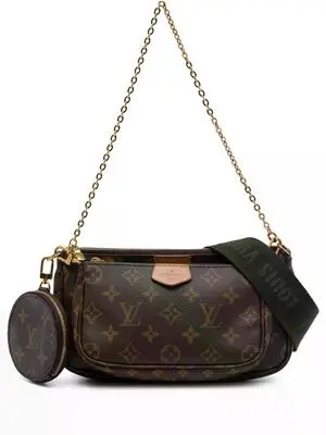 LOUIS VUITTON 2000 Monogram Multi Pochette Accessoires Satchel - Brown