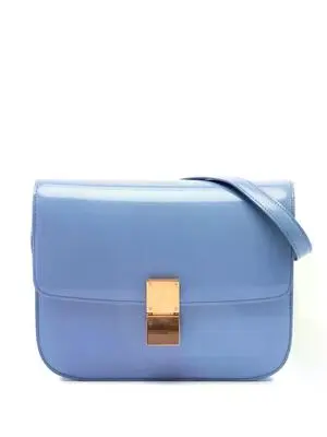Celine 2016 Medium Shiny Calfskin Classic Box Crossbody Bag