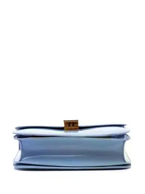 Celine 2016 Medium Shiny Calfskin Classic Box Crossbody Bag