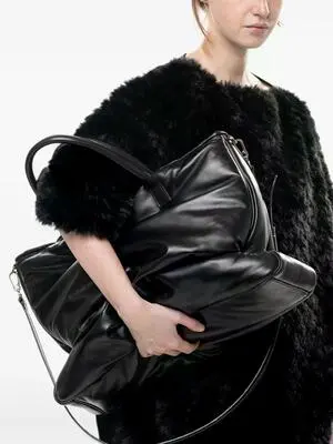 Mihara Yasuhiro Pucker Puffer Tote Bag - Black