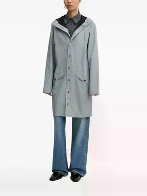 Rains Hooded Press-stud Raincoat